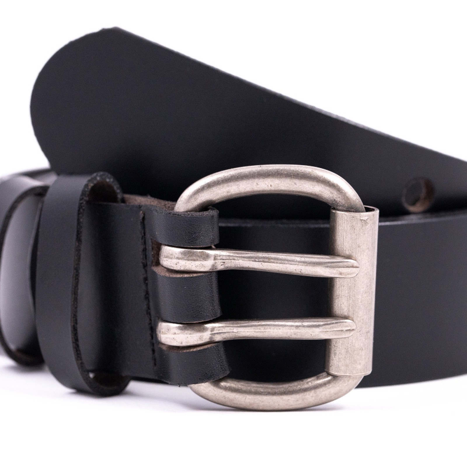 ΑΝΔΡΙΚΗ ΔΕΡΜΑΤΙΝΗ ΖΩΝΗ MGS ΜΑΥΡΗ | ModernGreekSandals.com