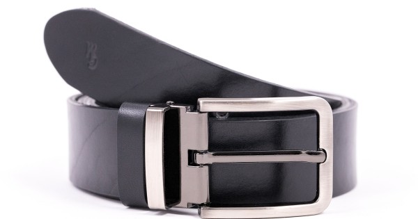 ΜΑΥΡΗ ΑΝΔΡΙΚΗ ΔΕΡΜΑΤΙΝΗ ΖΩΝΗ MGS | ModernGreekSandals.com